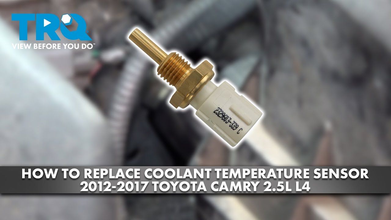 Watch How to Replace Coolant Temperature Sensor 2012-2017 Toyota Camry ...