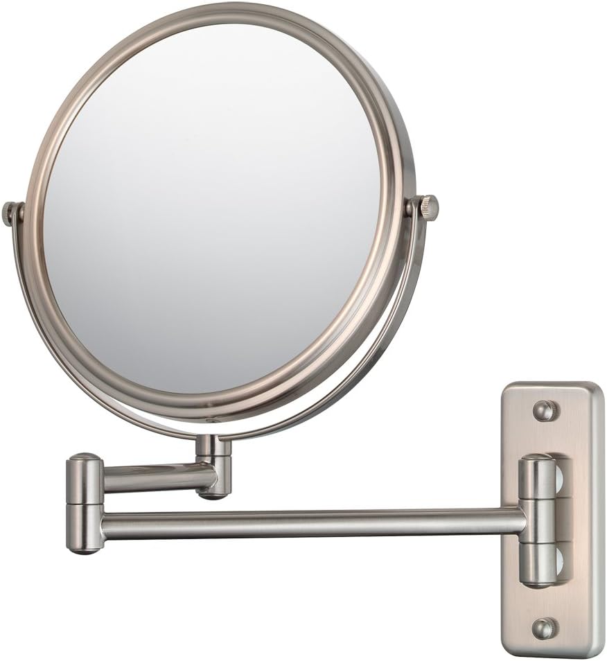 Amazon.com: Mirror Image 80673 Rectangular Vanity Mirror, 1X and 3X ...