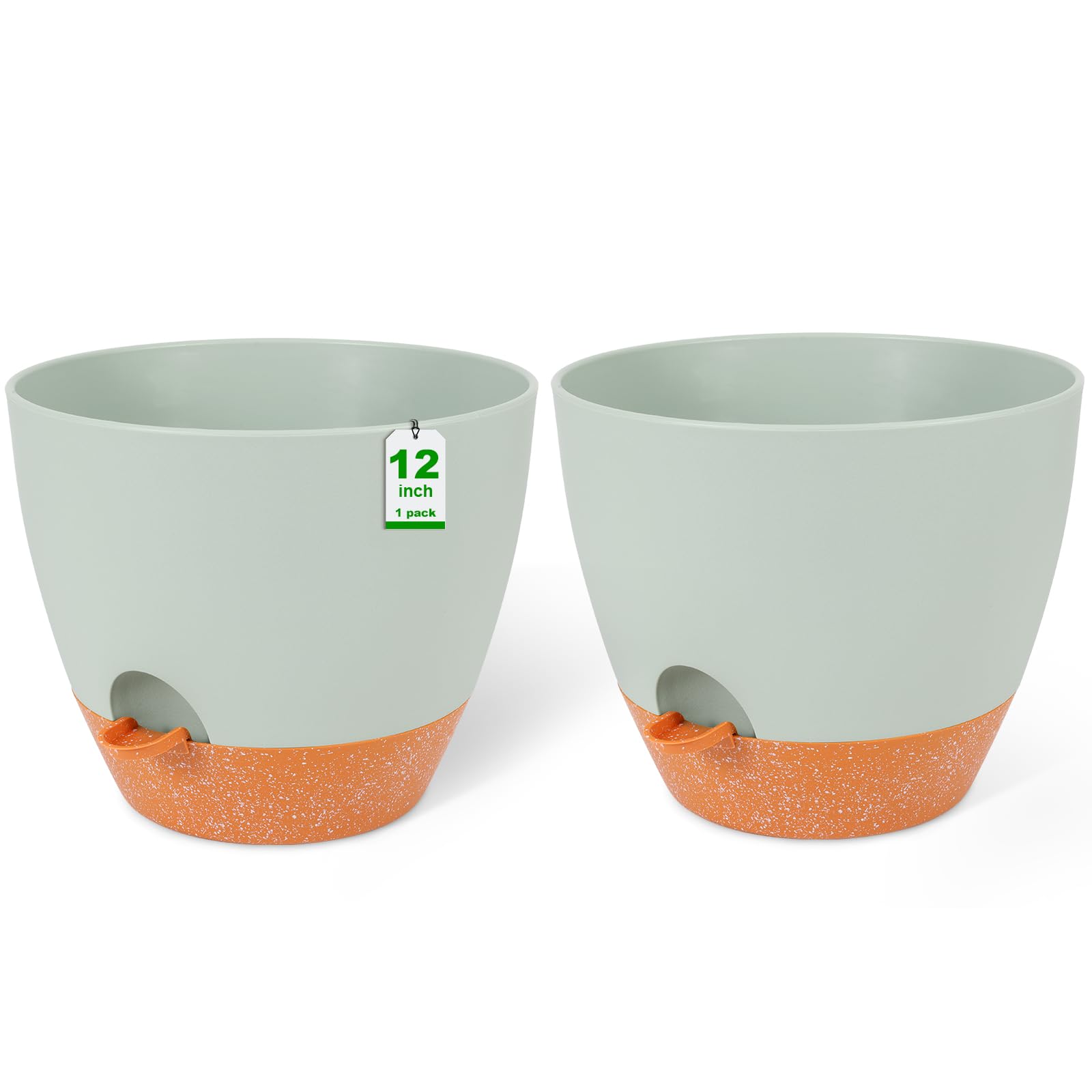 Snapklik.com : GARDIFE 12 Inch Planters, Plant Pots,Self Watering Pots ...