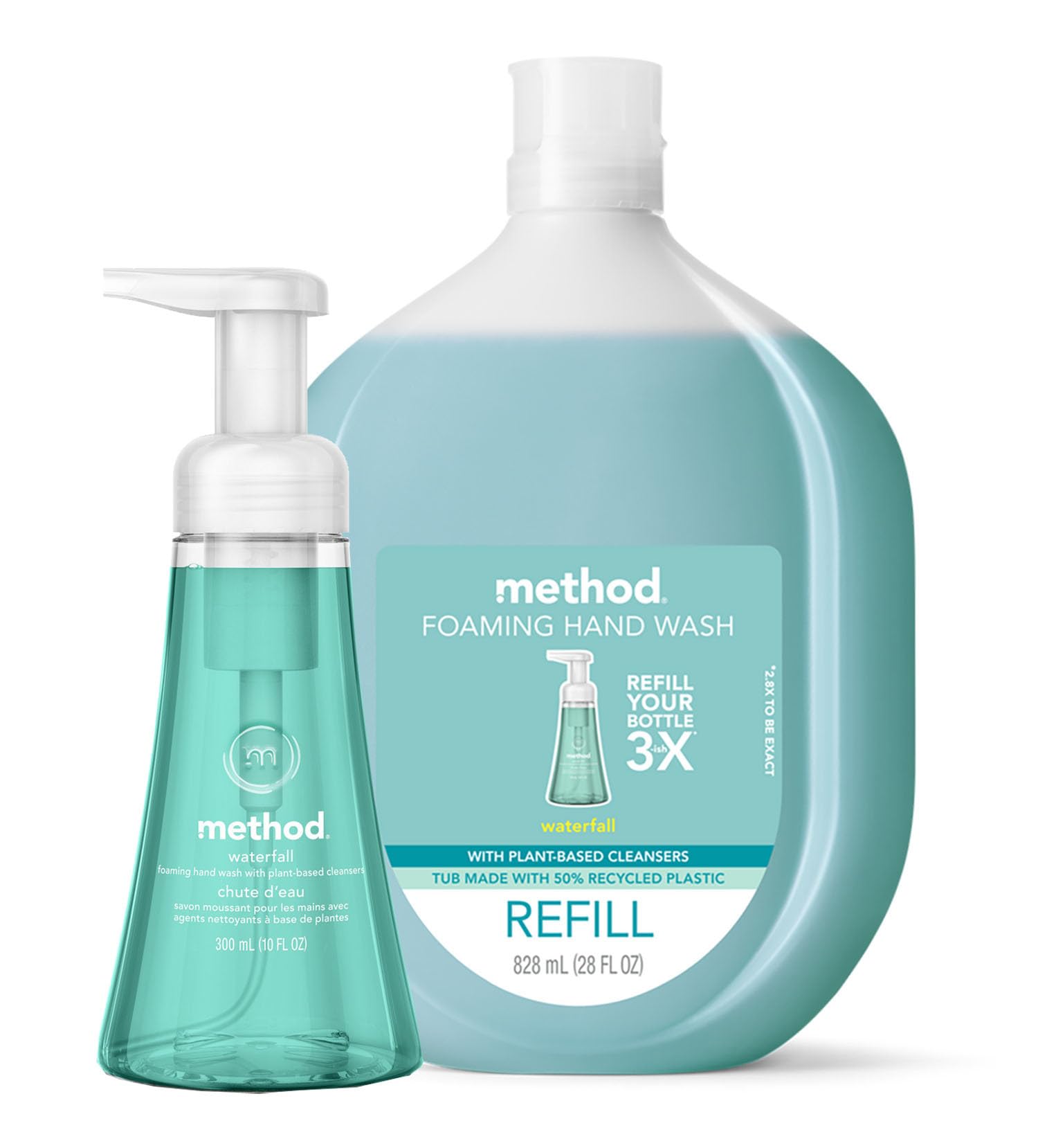 Snapklik.com : Method Foaming Hand Soap And Handsoap Refill, Waterfall ...