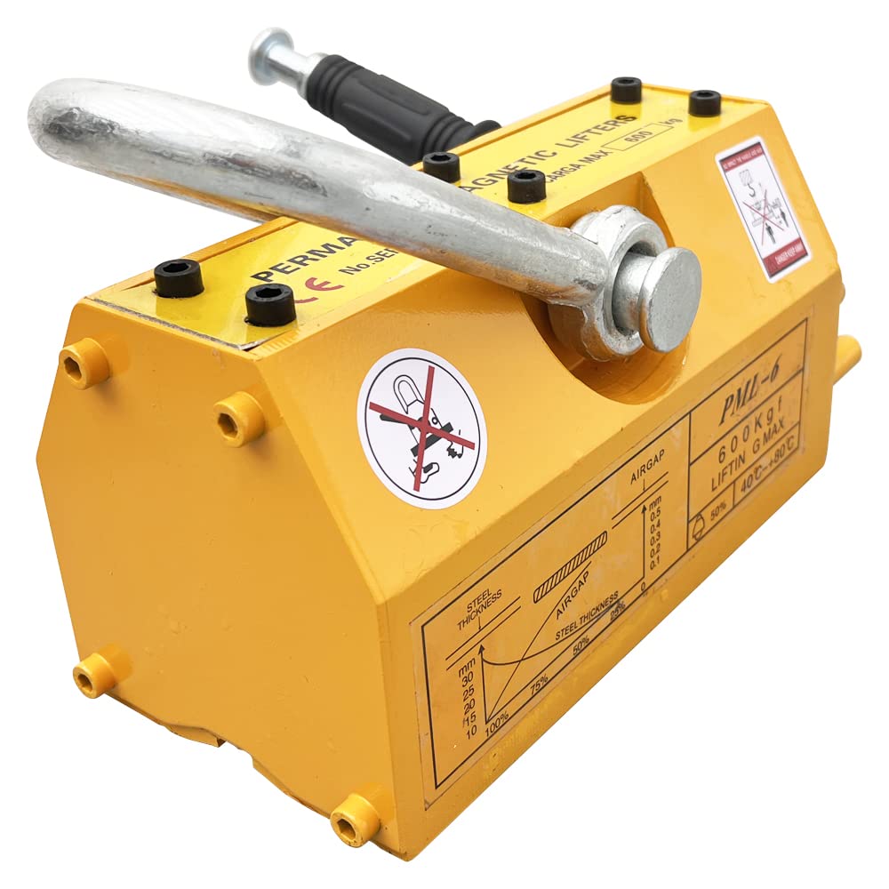 INTSUPERMAI Steel Magnetic Lifter Lifting Magnet with Release Heavy ...