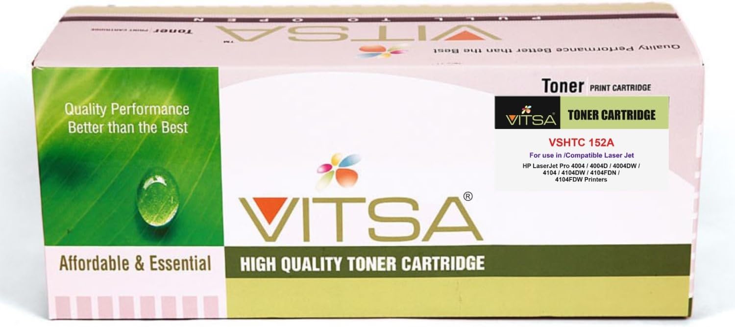 VITSA 152A Black Compatible Toner Cartridge Without CHIP for Laserjet ...