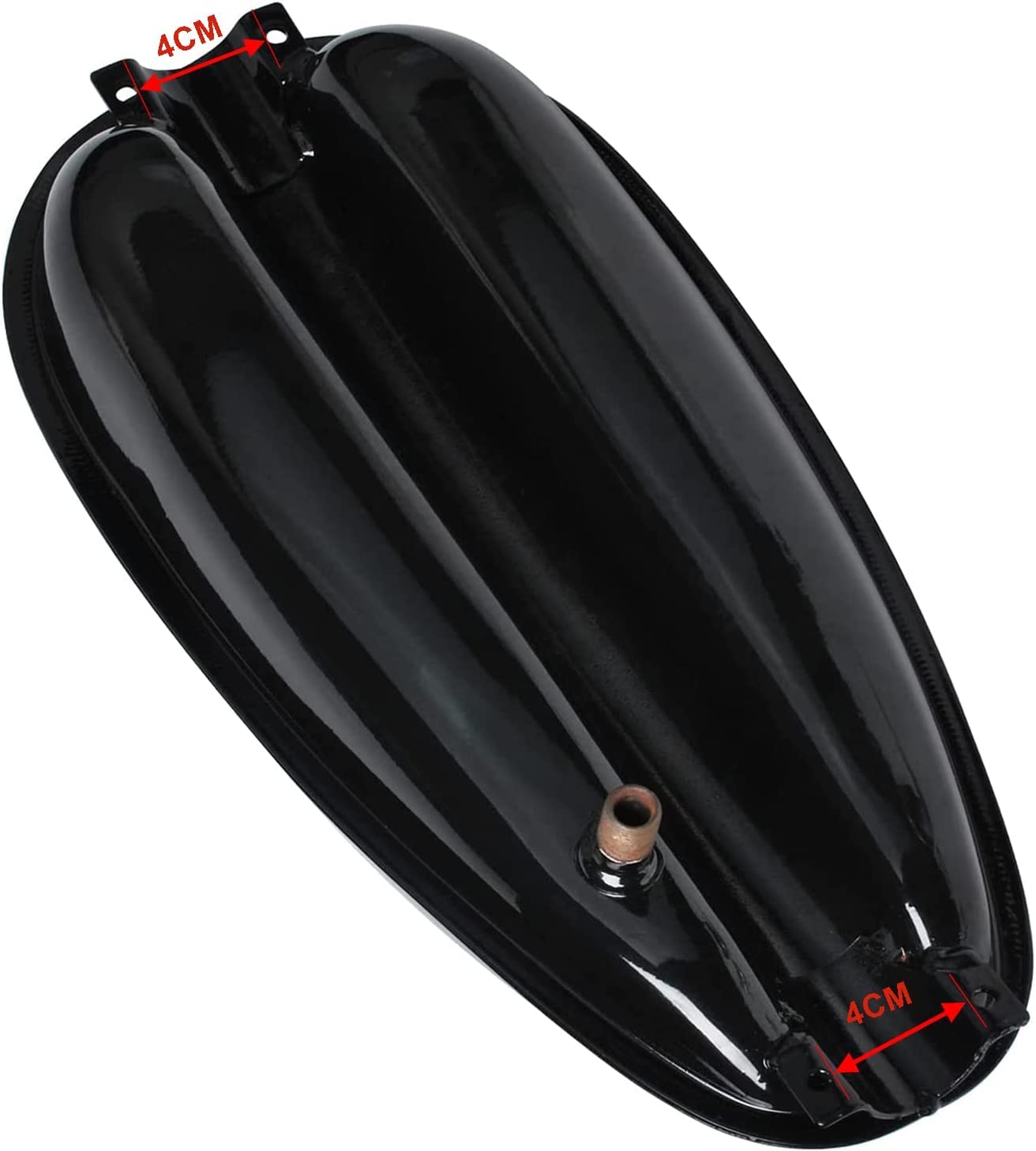Snapklik.com : Necaces Fuel Gas Tank, 4L Metal Gas Tank For Motorized ...