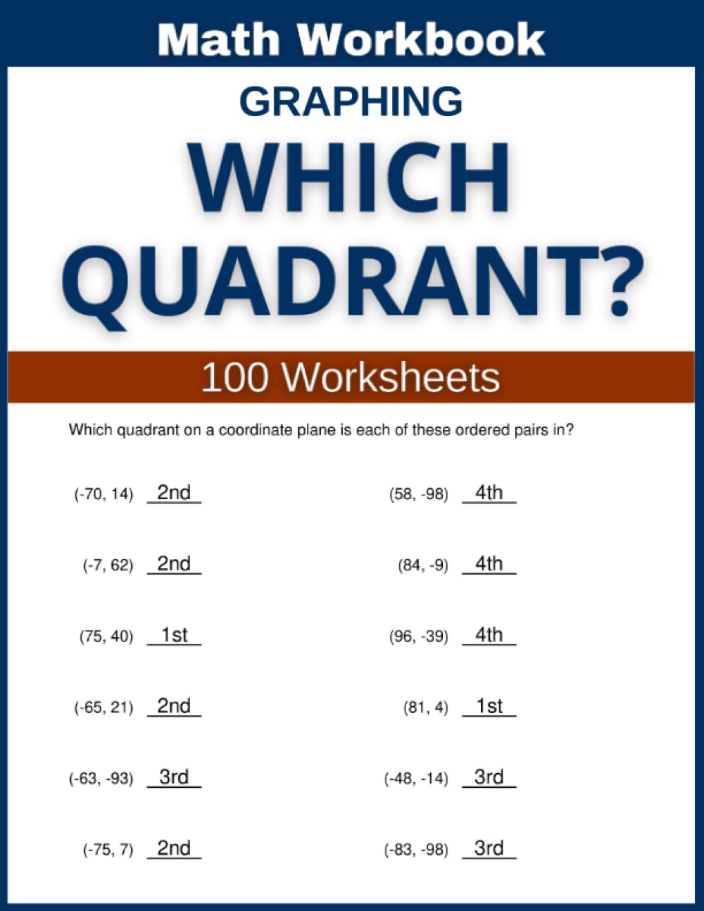 Quadrant Worksheets Ordered Pairs Worksheets
