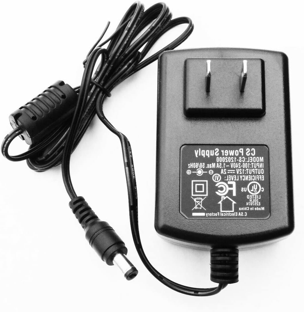 Amazon.com: 12V 2A AC/DC Power Wall Charger Cord Adapter for CS Model ...