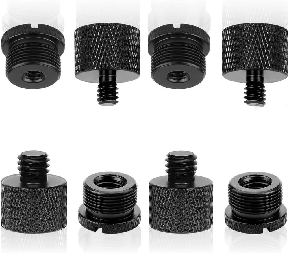 Amazon.com: 8Pcs Mic Thread Adapter Kit 5/8 to 3/8 Mic Screw Adapters 1 ...