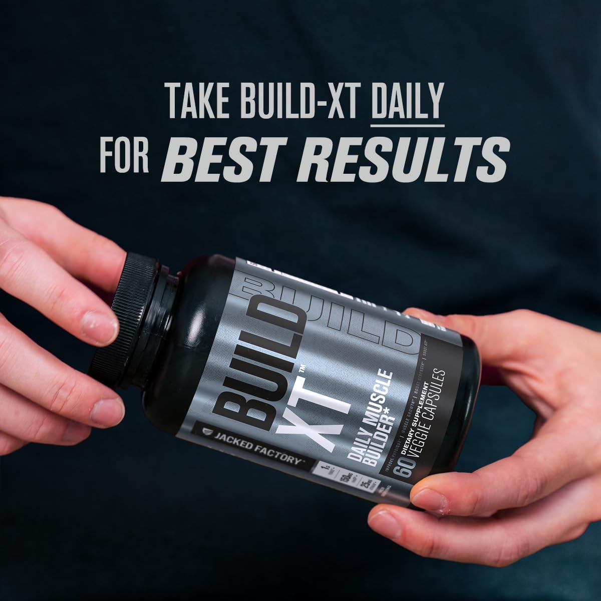 Jacked Factory Build-XT: O Suplemento Diário Para Aumento Muscular e ...