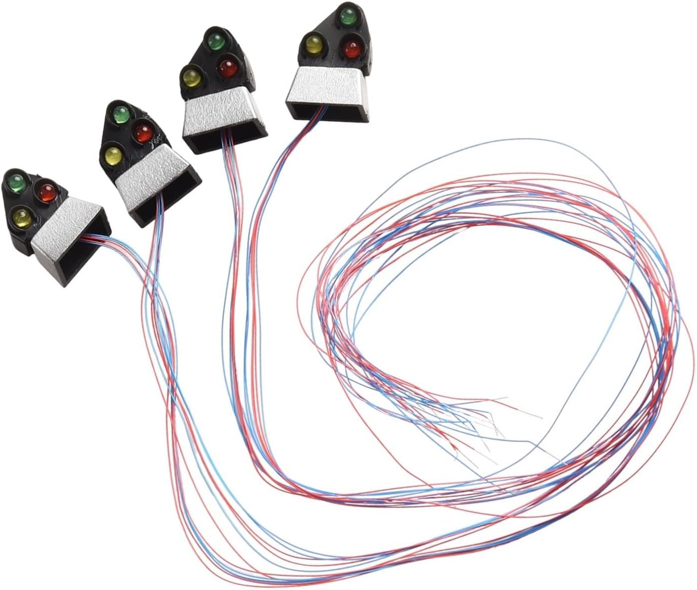 Railroad Block Signal System 2 Pack of Dwarf Ground Signals with ...