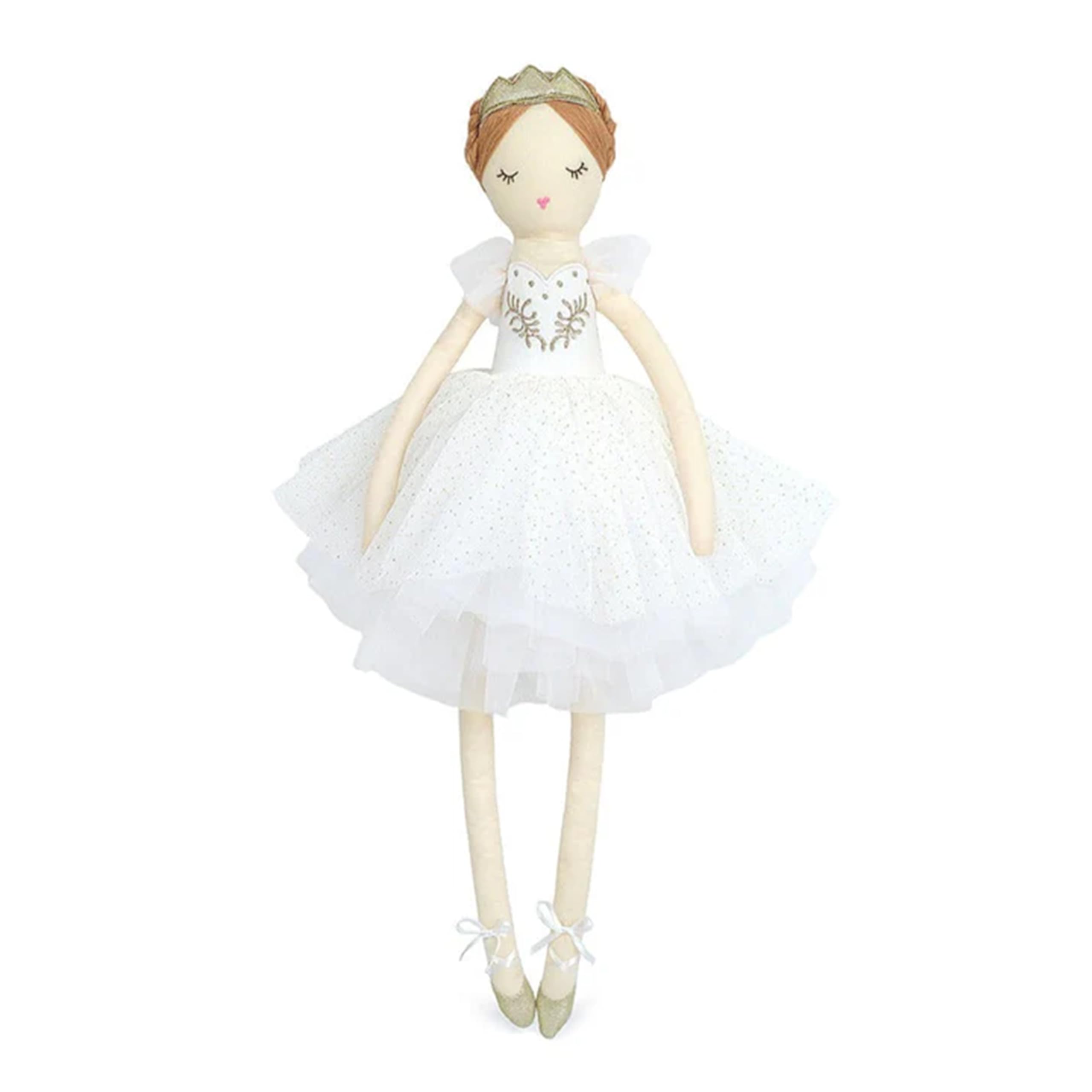 MON AMI Natalia The Prima Ballerina Soft Doll 22/56cm | Plush Ballerina ...