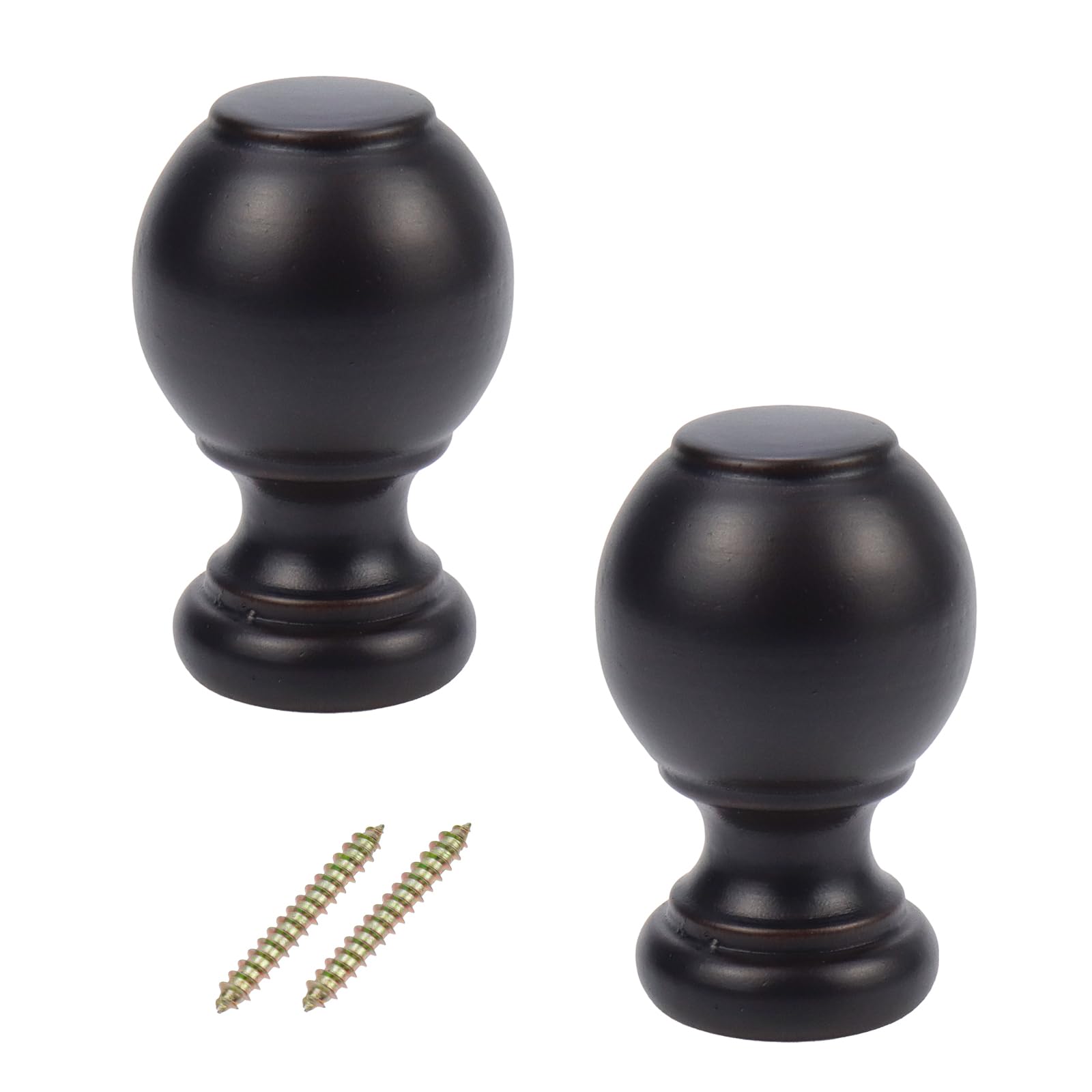 Replacement Wooden Finials La Vane 4 Inch / 10cm Unfinished Wooden