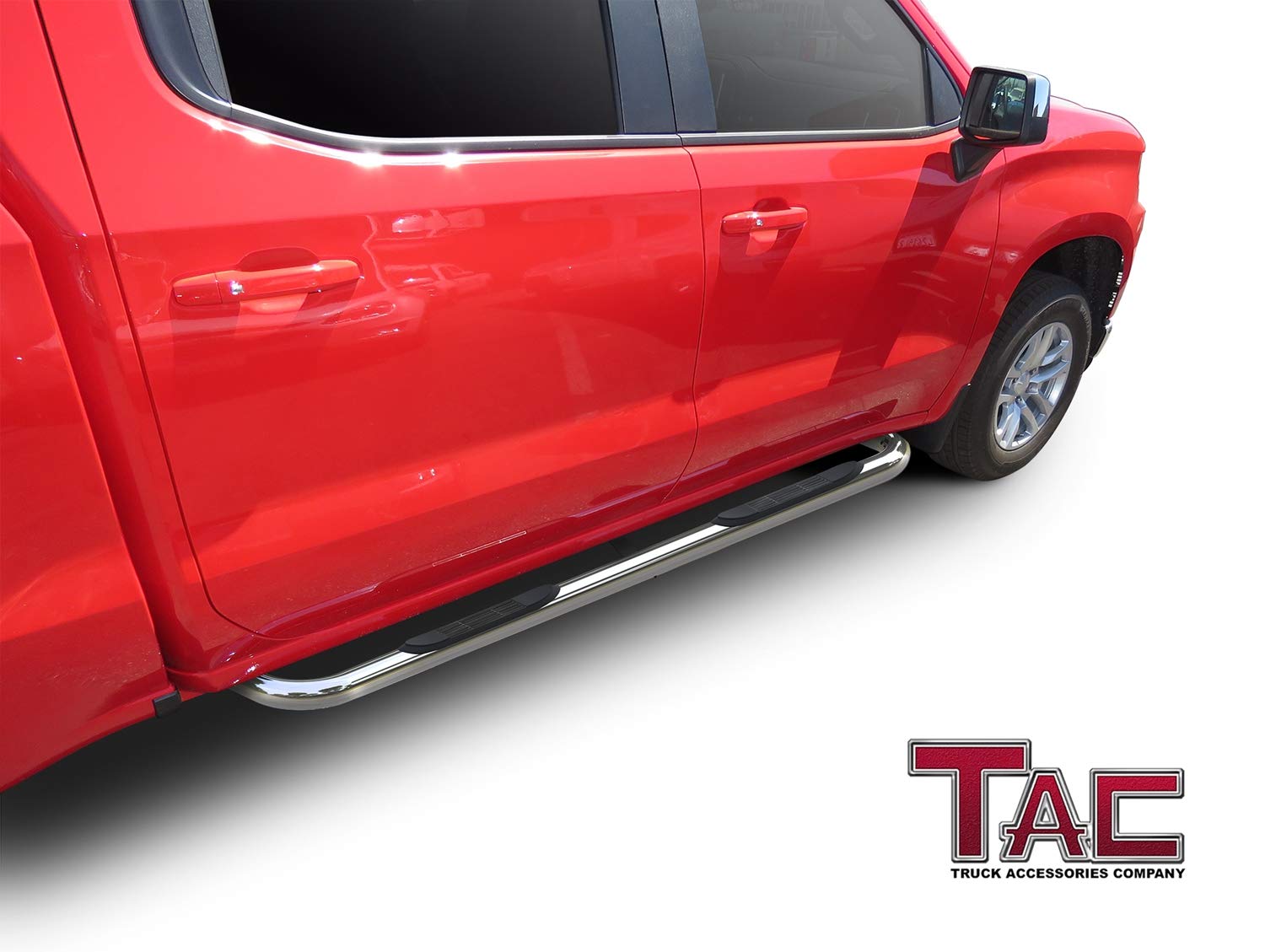 TAC Side Steps Fit 2001-2018 Chevy Silverado/GMC Sierra 1500 Crew Cab ...