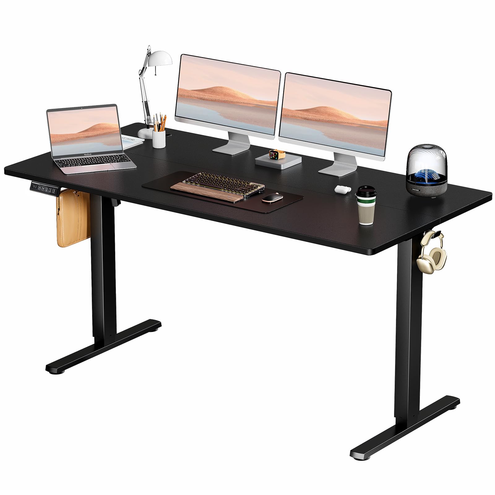 Amazon.com: SMUG Standing Desk, Adjustable Height Electric Sit Stand Up ...