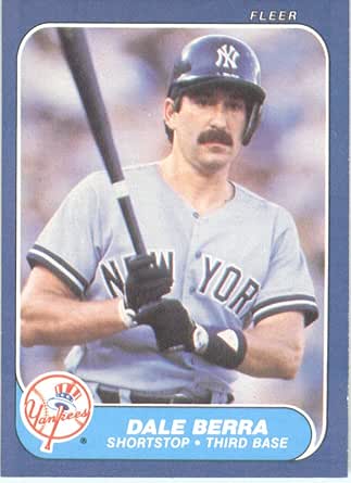 Amazon.com: 1986 Fleer Baseball Card #100 Dale Berra : Collectibles ...