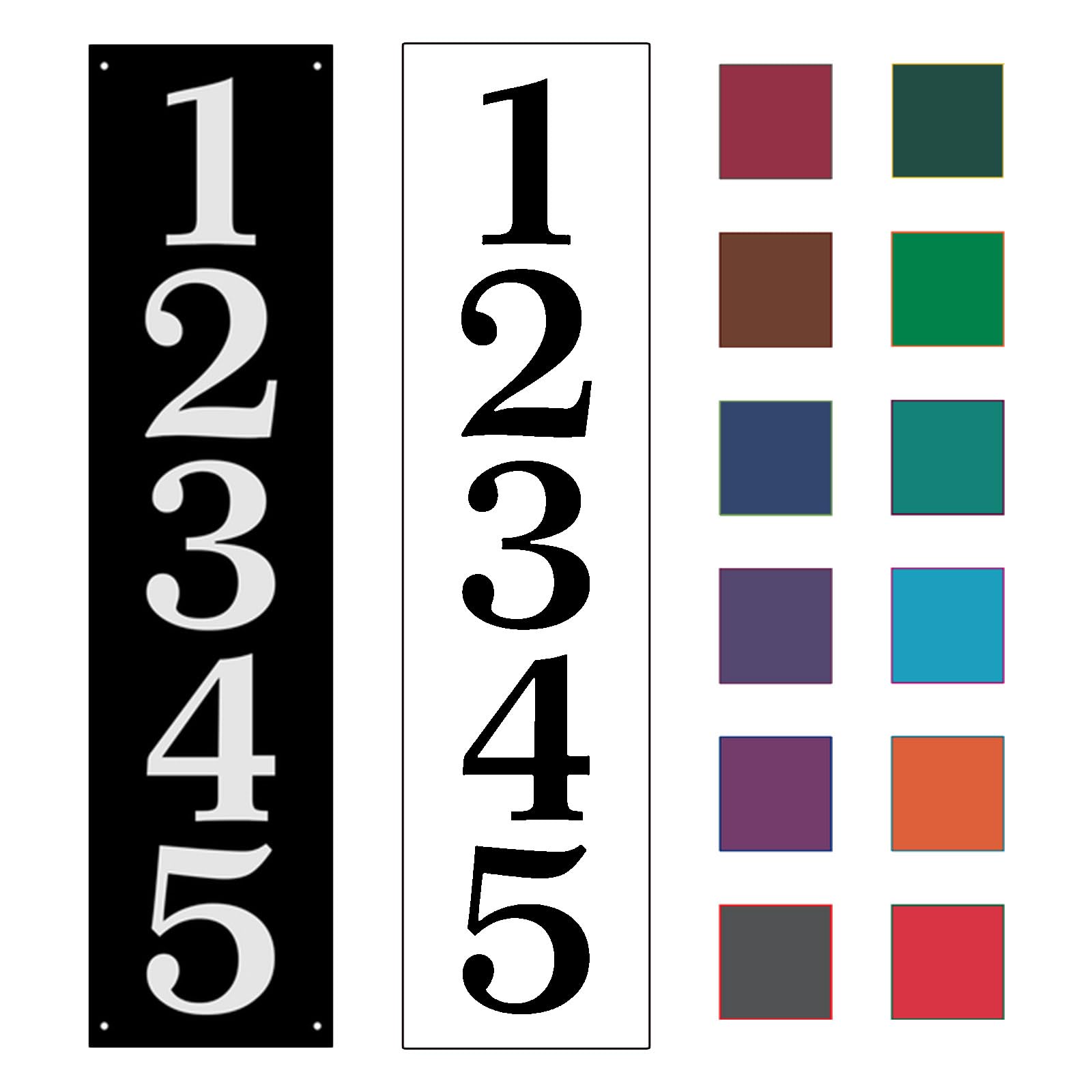 Amazon.com: 911 Address Sign, Custom Emergency Mailbox Sign, Reflective ...