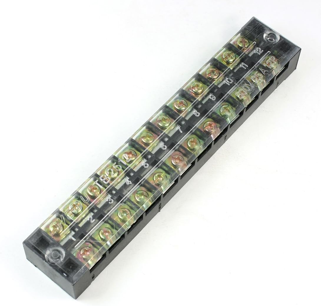 Amazon.com: Aexit 600V 25A Audio & Video Accessories Double Rows 12P 12 ...