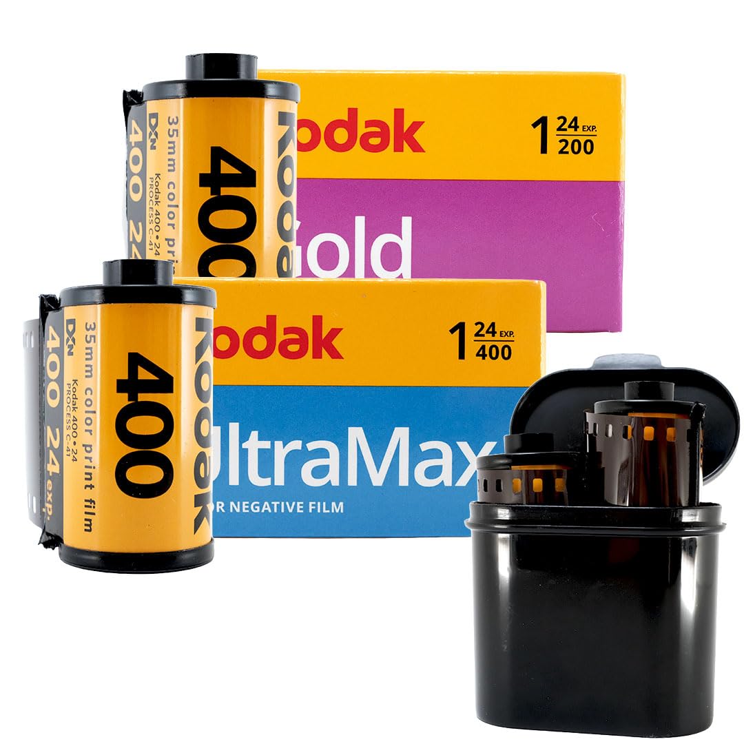 35mm film camera Bundle: 2 rolls of Kodak 35mm colour film – Gold 200 ...