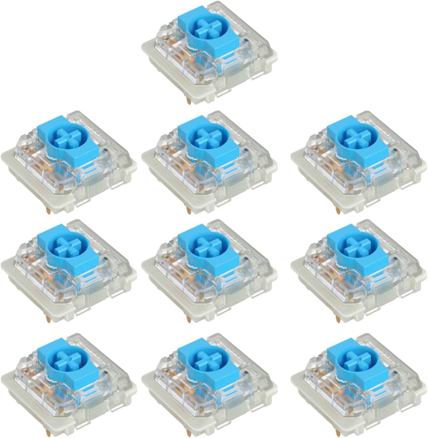 Low Profile Switch for Mechanical Keyboard KS-33 Red Blue Brown 3Pins ...