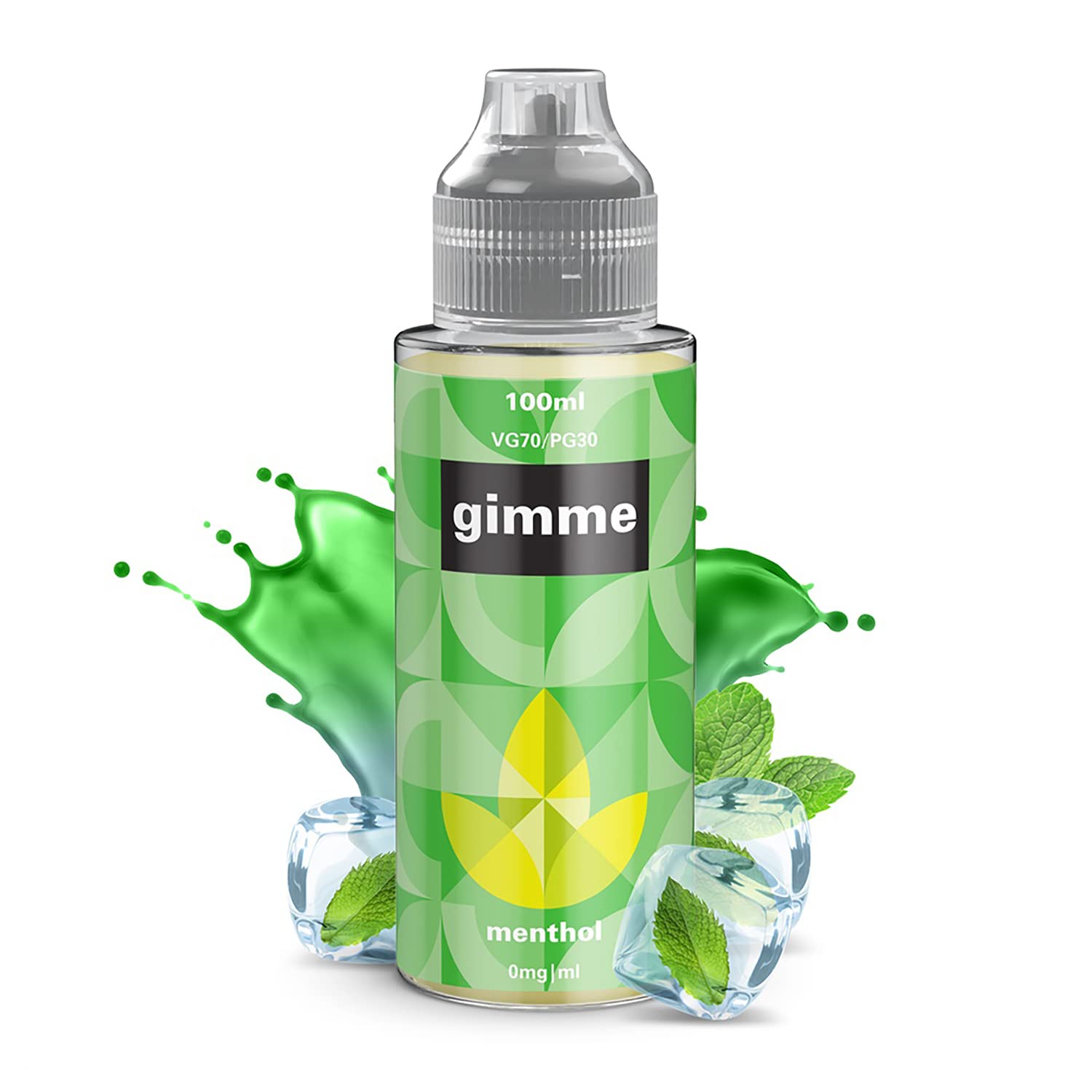 Gimme Vape Liquid Menthol 100ml Vape Juice E Liquid 70/30 Ecig Juice ...