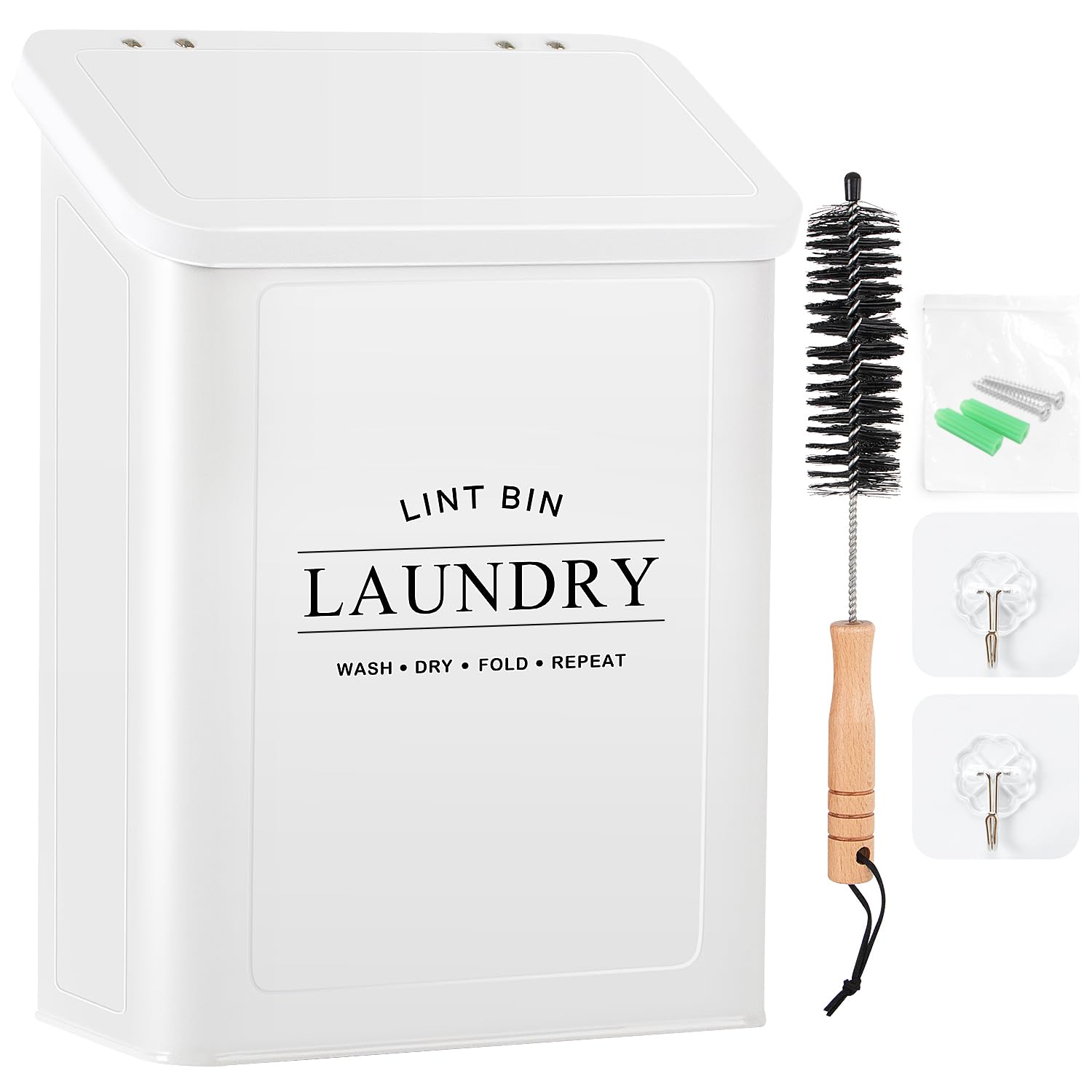 Amazon.com: Candco Magnetic Lint Bin for Laundry Room, Metal Lint ...