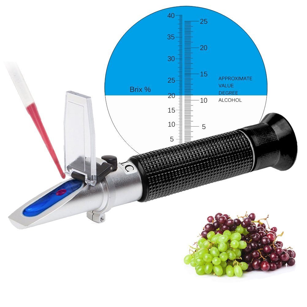 Buy Brix Refractometer, Hompie ATC Refractometer Brix Tester, Hand Held ...