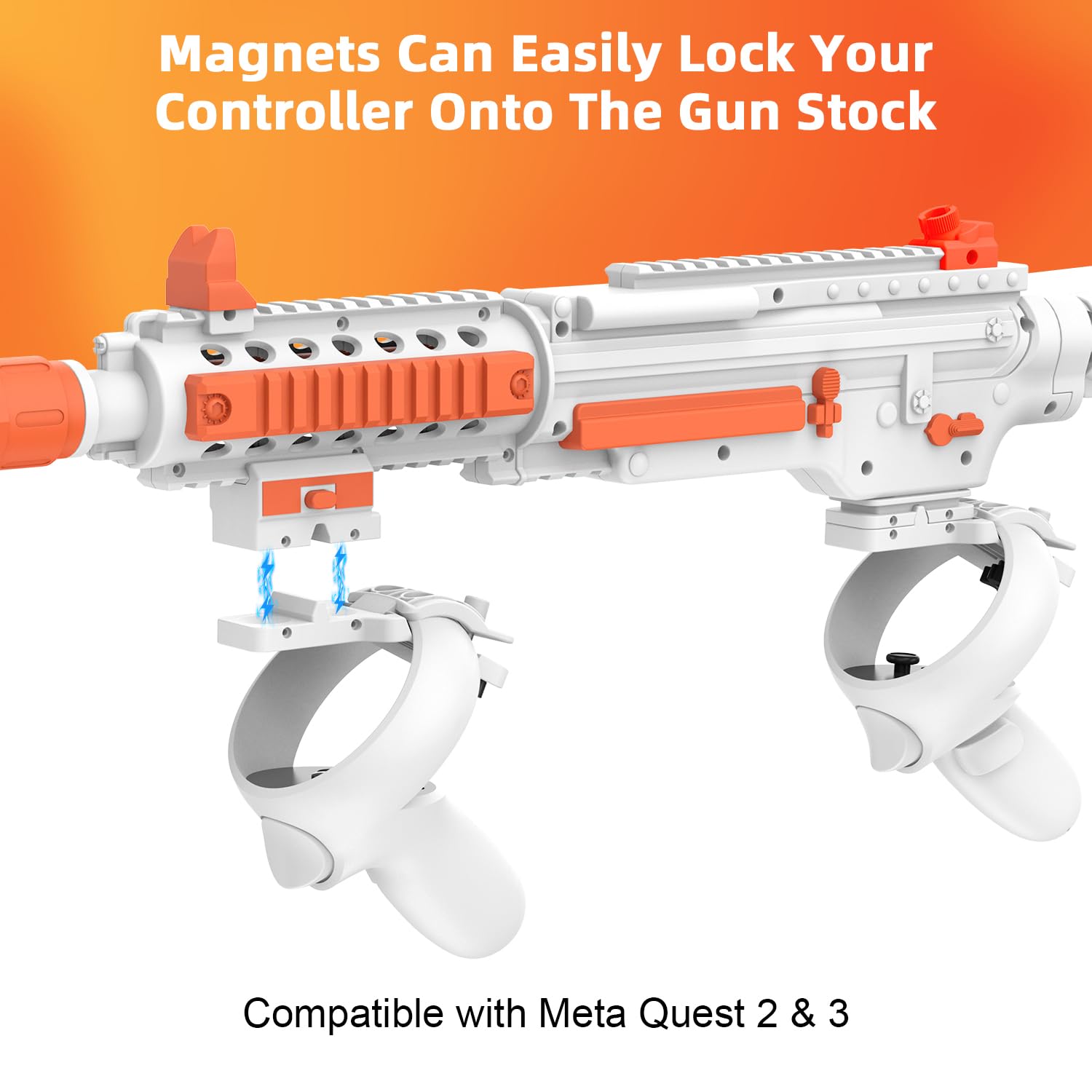 Tyasoleil VR Handle Accessories for Meta Quest 2 & 3,Humanized Weighted ...