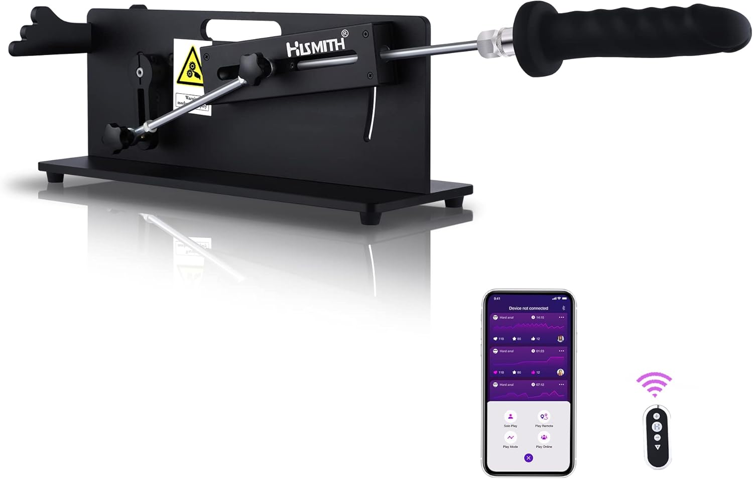 Hismith TableTop 2.0 Pro fickmaschine,sexmaschine mit APP/Fernbedienung/Draht 3 in 1-Steuerung ...