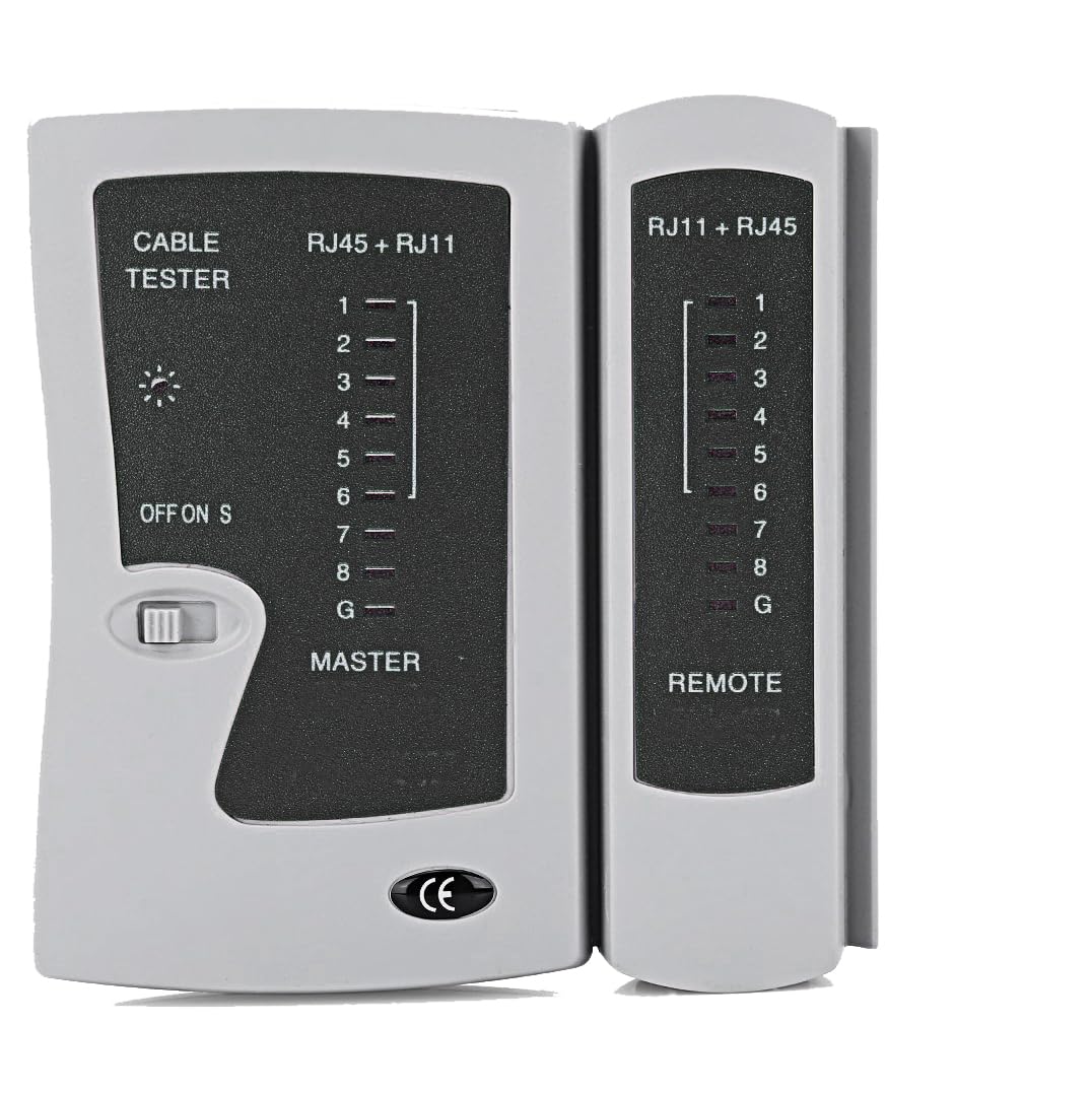 Stanz (TM) Network Cable Tester for LAN Phone RJ45 RJ11 RJ12 Cat5 Cat6 ...