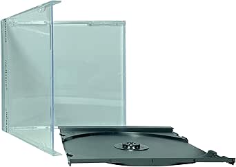 Amazon.com: STANDARD CD Jewel Case 10.4mm (Unassembled) : Home & Kitchen