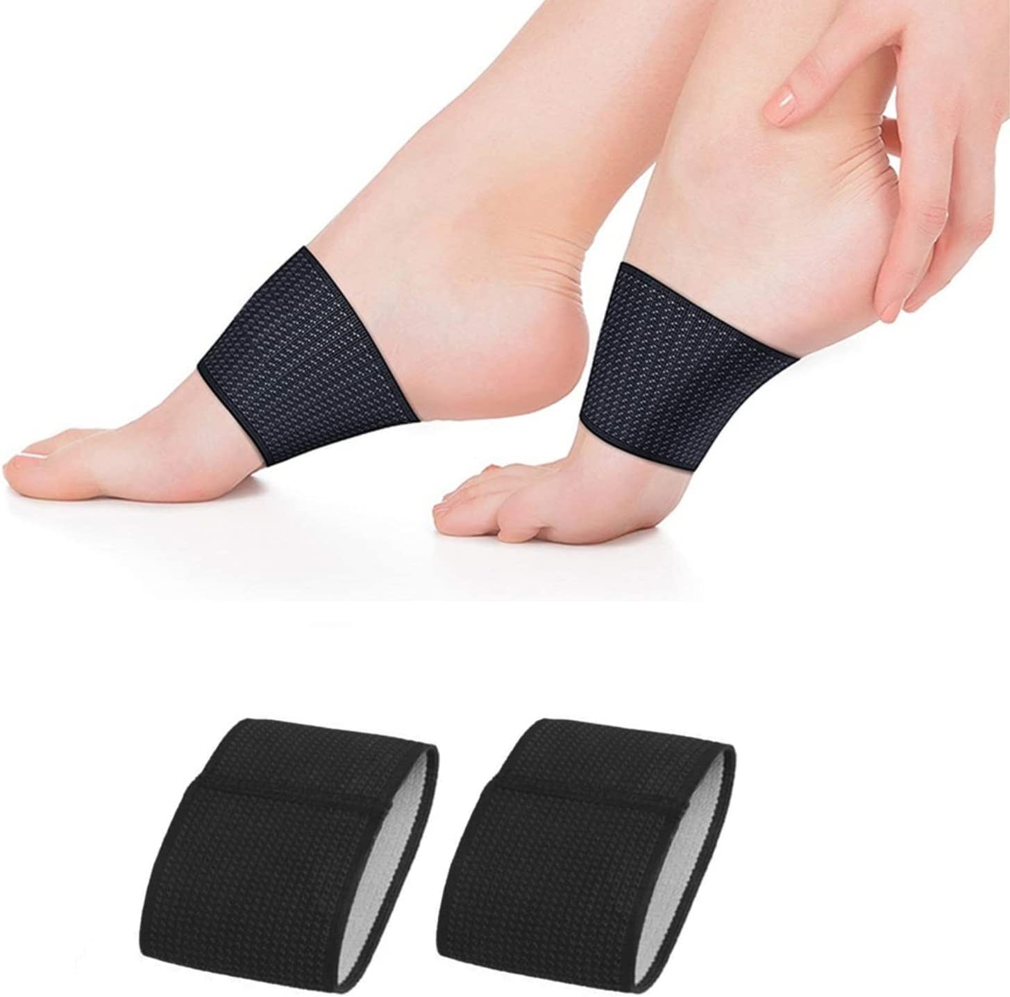 Amazon.com: Plantar Fasciitis Relief Plus Copper Arch Support Brace ...