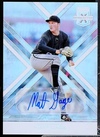 Amazon.com: Matt Gage Card 2016 Elite Extra Edition Autographs #158 ...