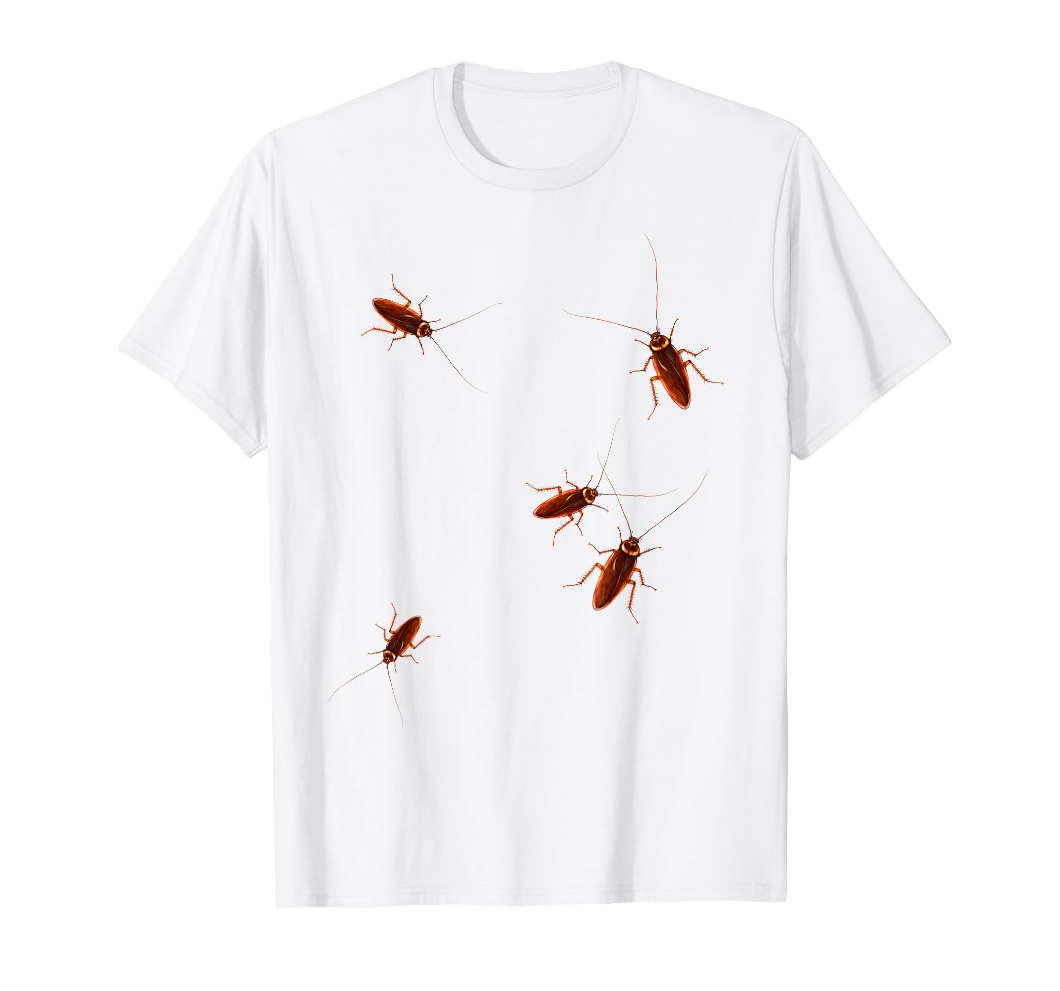 Amazon.com: Roaches Cockroaches Funny Bug Insect Bugs Humor T-Shirt ...
