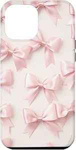 Amazon.com: iPhone 15 Plus Coquette Aesthetic Girly Light Pink Bow Case ...