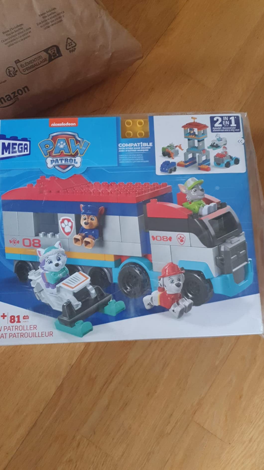 MEGA Bloks PAW Patrol PAW Patroller : Amazon.co.uk: Toys & Games