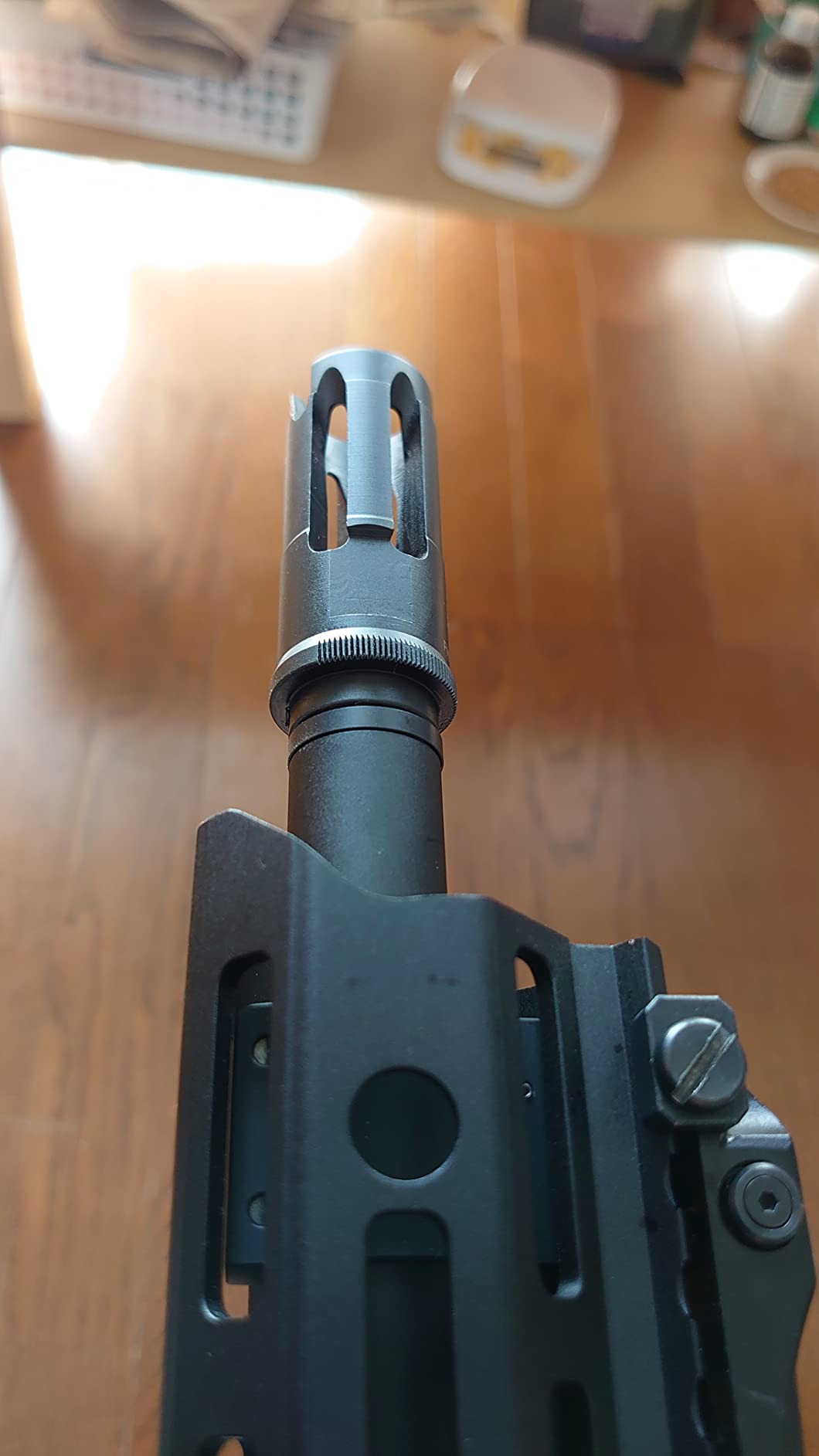 Amazon | Airsoft Artisan SF FH556-212Aタイプ スチールフラッシュハイダー (14mm逆ネジ) | モデル ...