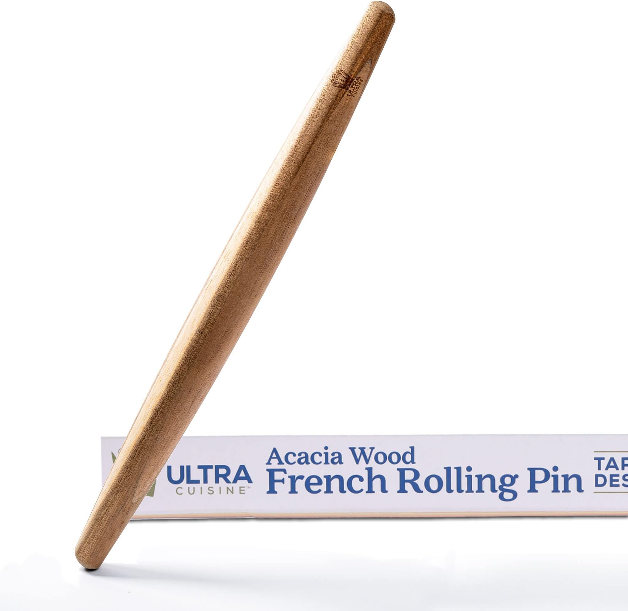 Amazon.com: Black Walnut French Style Rolling Pin Celtic Knot Design ...