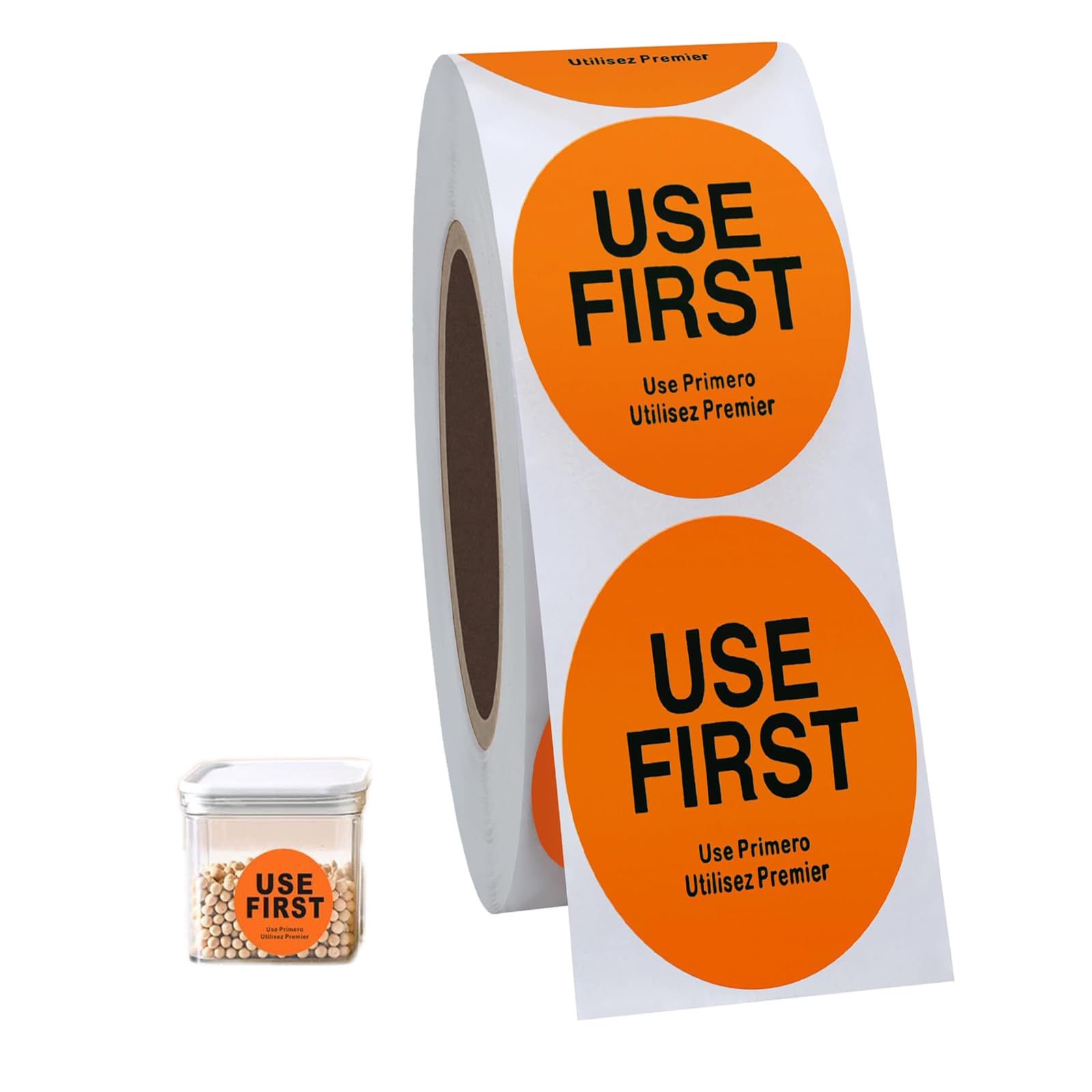 Amazon.com : 500PCS Use First Stickers Food Service, 1.5 Inch Small ...