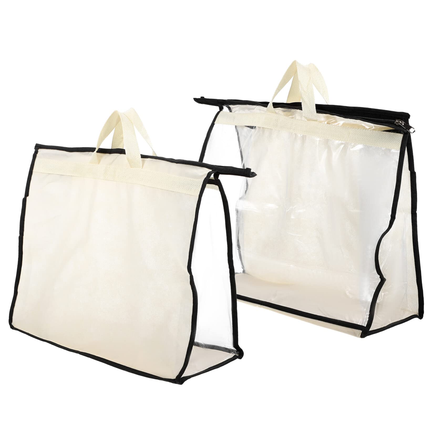 2Pcs Bag protection bag purse storage bag hanging zipper storage bags ...