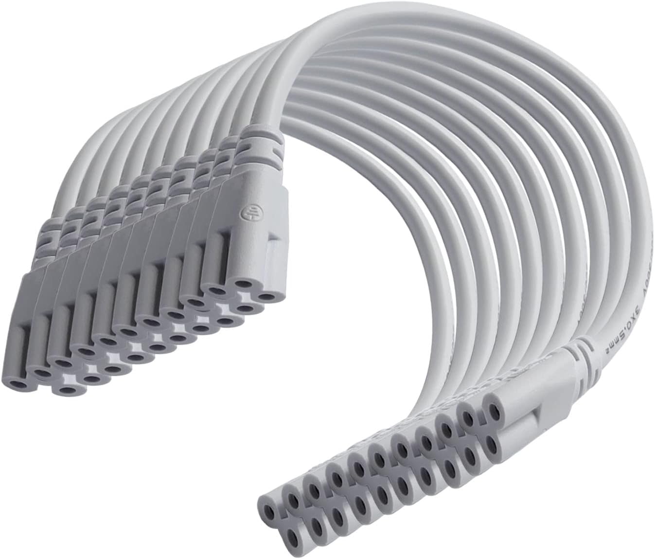 LUVMOXE T5 T8 LED Double End 3Pin Lamp Connecting Wire,(10-Pack) LED ...
