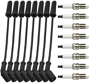 Amazon.com: 16 PCS 41-110 Spark Plugs & 9748UU 9748HH Wires Set for 2009-2014 Avalanche Escalade ...