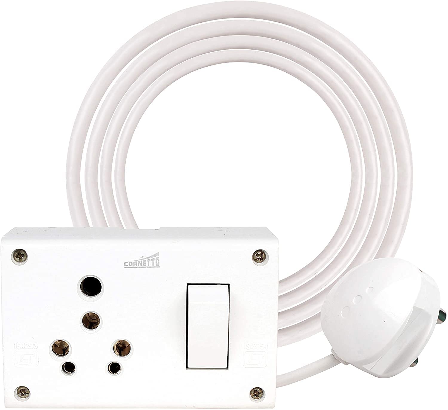 Buy Multi Purpose 6 Pin Power Plug Extension Board with Individual ...