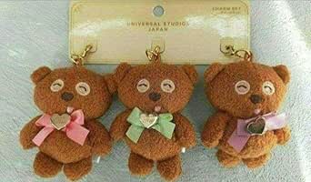 Amazon.co.jp: USJ Tim Charm Set Univer Keychain Plush Toy : Toys & Games