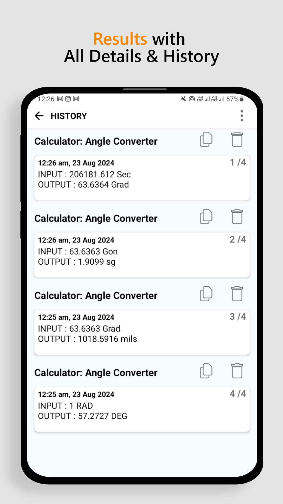 Angle Converter & Calculator - App on Amazon Appstore