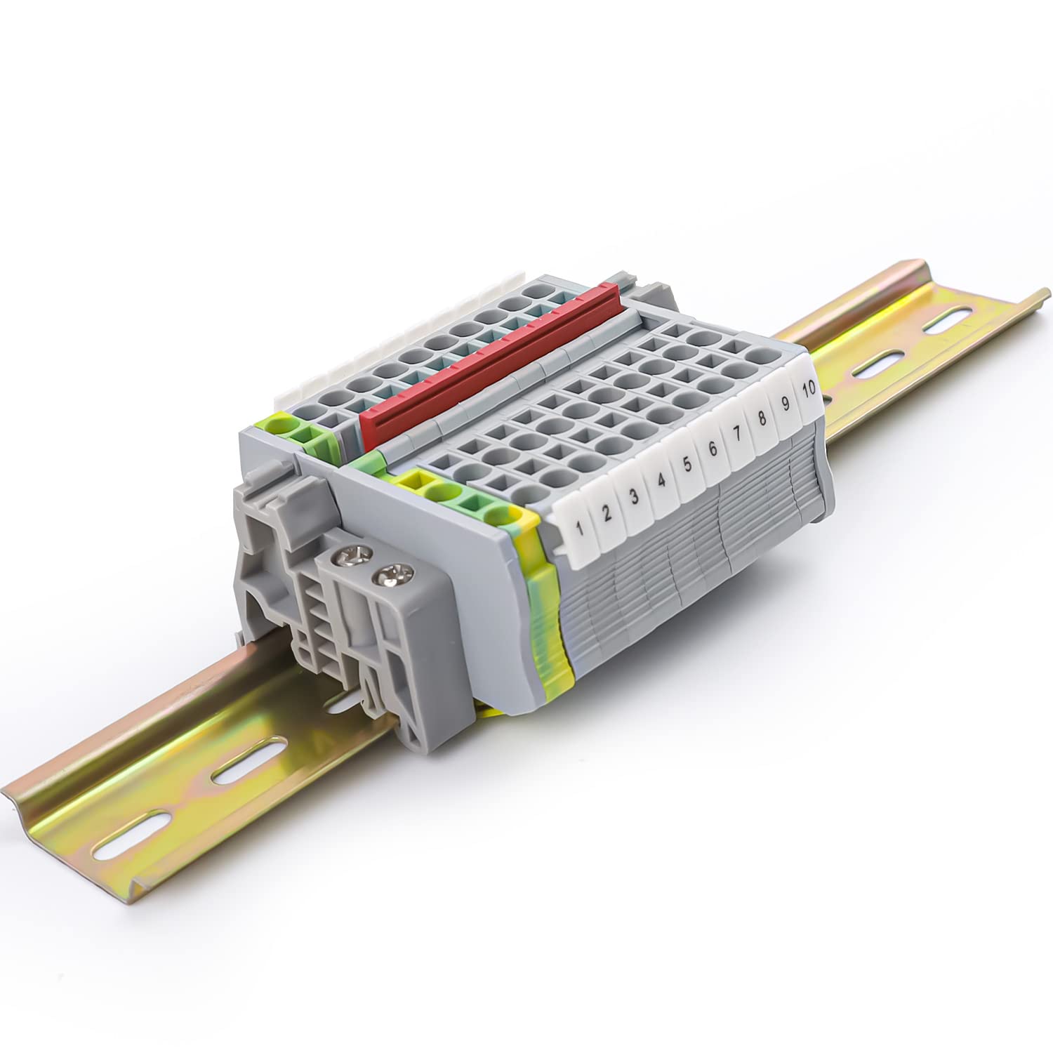 Buy Row Terminals Top Rail Set - LNSYSNS Rail Terminals 1 in 2 out with ...