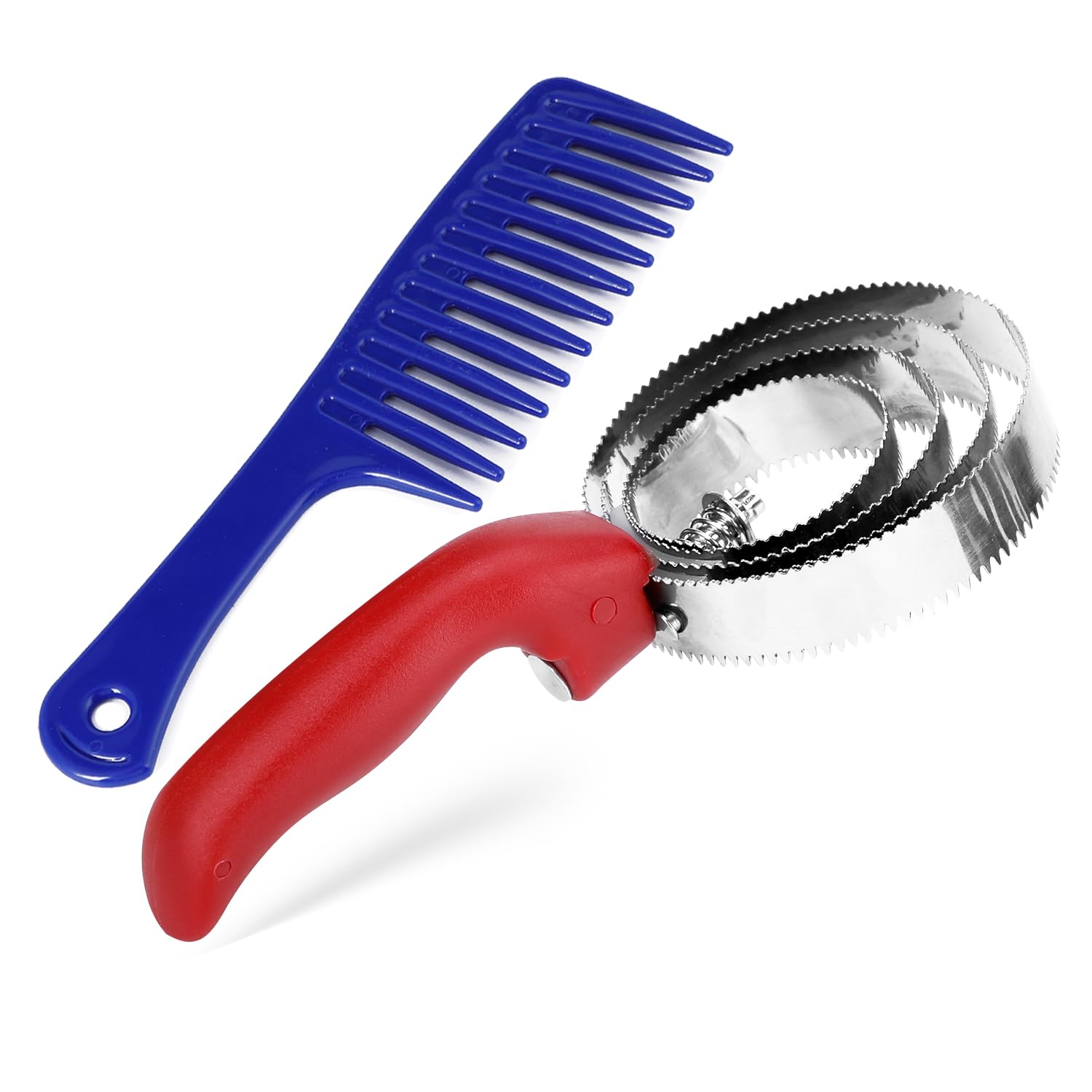 Snapklik.com : ZELARMAN Horse Curry Comb, Stainless Steel Grooming Comb