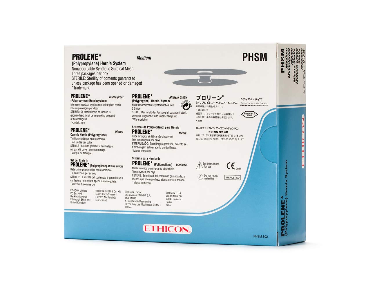 Buy EthiconPHSM Prolene Polypropylene Hernia System, Non-absorbable ...