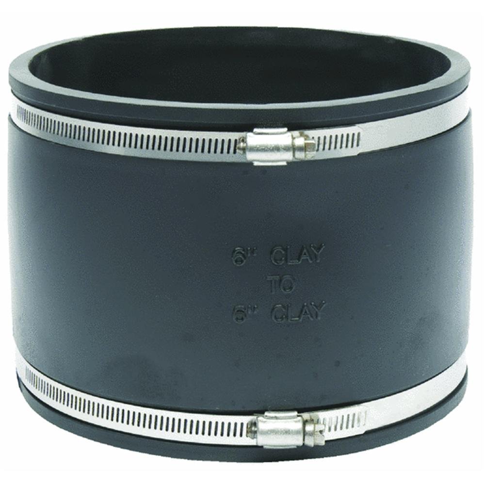 Snapklik.com : P1001-66 Flexible PVC Pipe Coupling For Clay To Clay ...