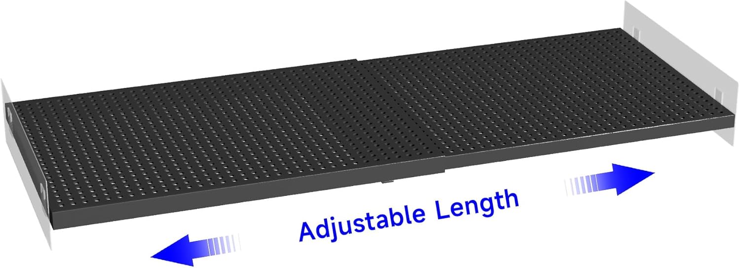 Amazon.com: KIKIBRO Adjustable Pantry Closet Rack, Expandable Shelves ...