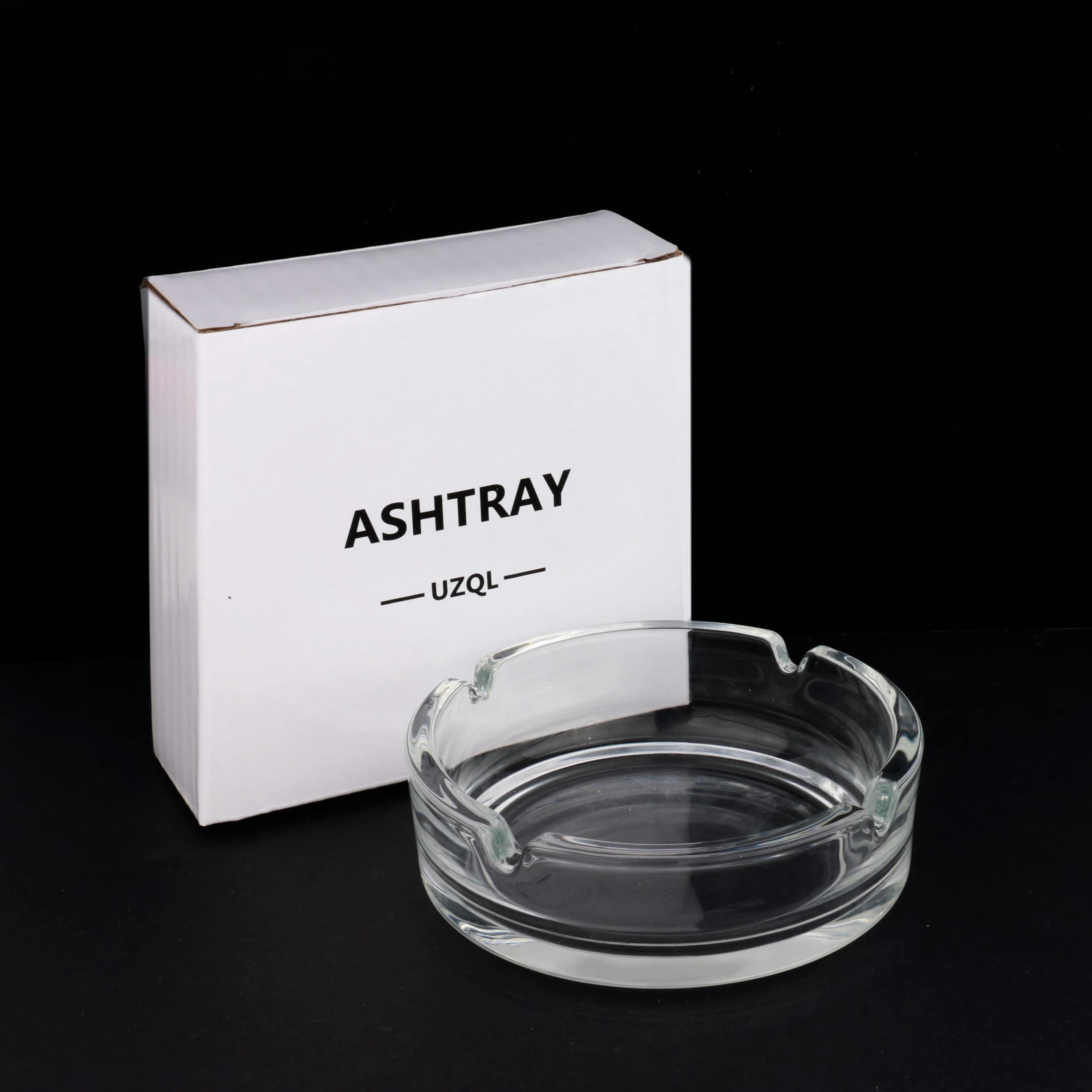 Glass Ashtray Top View