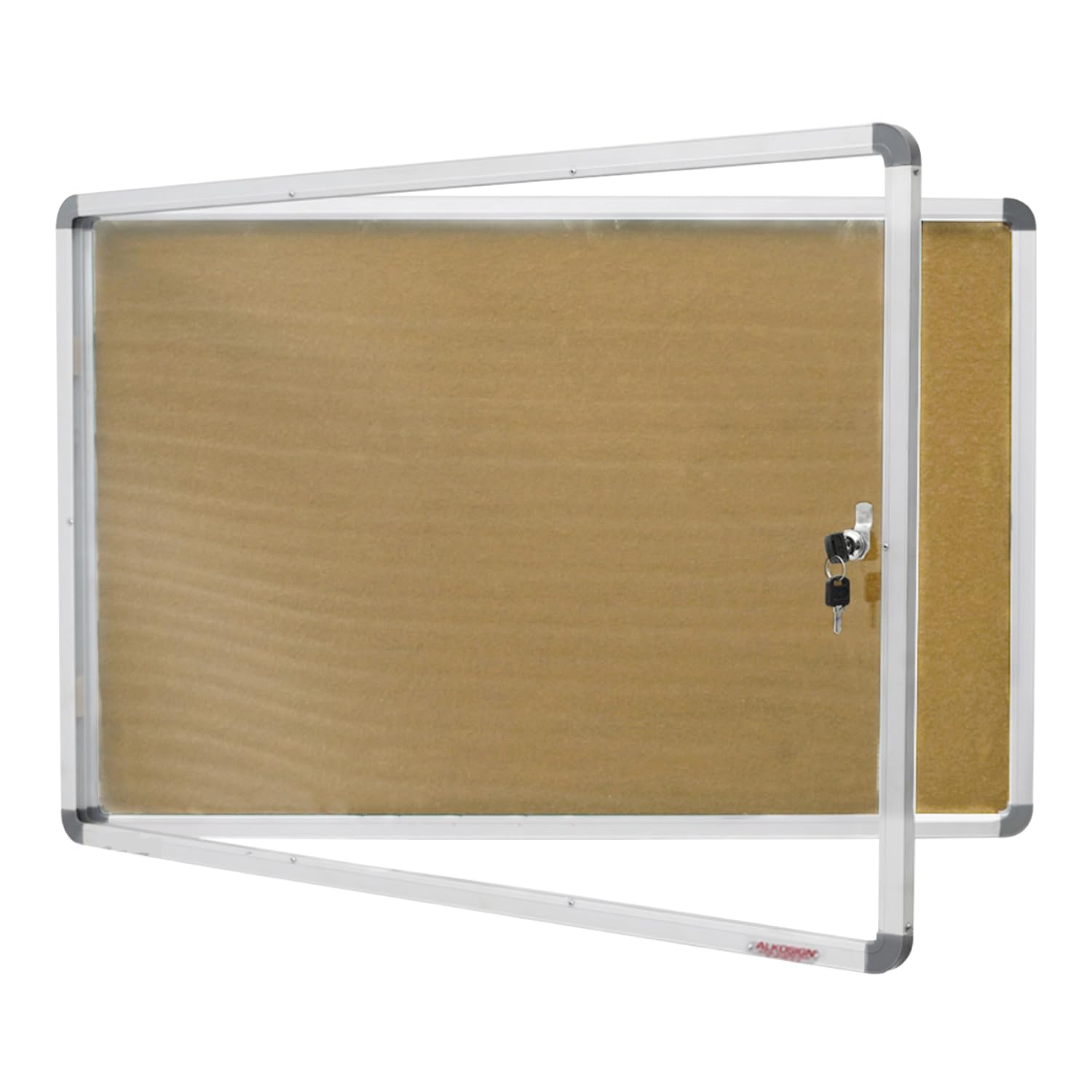ALKOSIGN Astra Acrylic Cover and Felt Notice Board (Beige) (1.5 x 2 ...