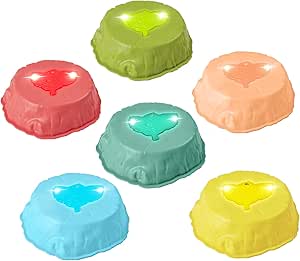 Amazon.com: Gleamkid Musical Light-up Stepping Stones for Kids 6PCS ...